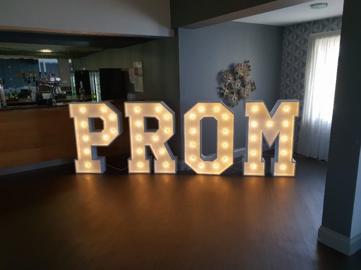 PROM Letter Lights - South West Letter Lights